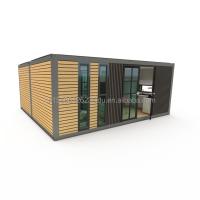 China Galvanized Steel Bending 180g Modern Design 2 Bedroom Prefab Expandable Container House for Commercial Mall Application for sale