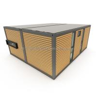 China Galvanized Steel Bending 180g Modern Design 2 Bedroom Prefab Expandable Container House for Commercial Mall Application for sale