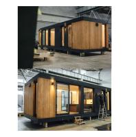 China Aluminum Alloy Windows Modern Triangle Roof Prefab House Flat Roof Residential Container Wooden Prefabricated Homes Outdoor Made Steel Sandwich Panel for sale