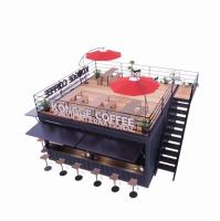 China Modern Design Mobile Container Bar for Urban Houses Fully Equipped Prefab Restaurant and Coffee Shop in Customized Color for sale