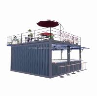 China Modern Design Mobile Container Bar for Urban Houses Fully Equipped Prefab Restaurant and Coffee Shop in Customized Color for sale