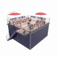 China Modern Design Mobile Container Bar for Urban Houses Fully Equipped Prefab Restaurant and Coffee Shop in Customized Color for sale
