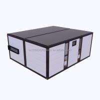 China Galvanized Steel Bending 180g EU Modern 2 Bedroom Prefab Steel Expandable Container House Design for Mall Application for sale