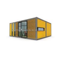 China Galvanized Steel Bending 180g EU Modern 2 Bedroom Prefab Steel Expandable Container House Design for Mall Application for sale