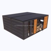 China Modern 2 Bedroom Expandable Steel Container House Prefab Design for Mall Application Customized Color Variations for sale