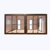 China Modern 2 Bedroom Prefab Steel Expandable Container House for Mall Application Customized Color Design for sale