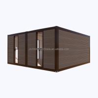 China Modern 2 Bedroom Prefab Steel Expandable Container House for Mall Application Customized Color Design for sale