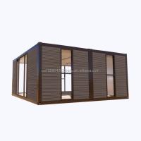 China Modern 2 Bedroom Prefab Steel Expandable Container House for Mall Application Customized Color Design for sale
