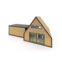 China Modern Design Sandwich Panel Wooden Triangle House for Hotel Beach Sunroom Vacation Featuring Stylish Container Design for sale