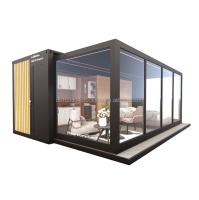 China Main Structure Galvanized Steel Square Tubes 20ft 40ft Extendable Shipping Container House for Two Bedrooms in Australia for sale