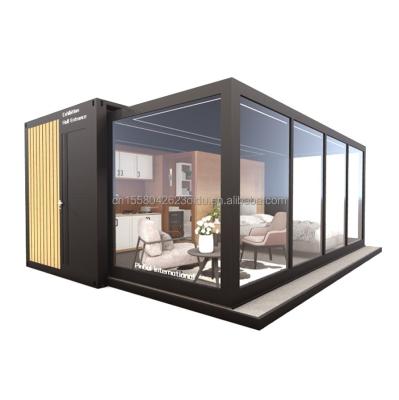 China Main Structure Galvanized Steel Square Tubes 20ft 40ft Extendable Shipping Container House for Two Bedrooms in Australia for sale