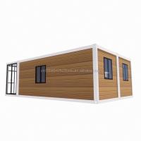 China 20ft Modern Expandable Container House for Carport Prefabricated Mobile Steel Sandwich Panel Material Hotel Restaurant Bar for sale