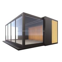 China Main Structure Galvanized Steel Square Tubes 20ft 40ft Extendable Shipping Container House for Two Bedrooms in Australia for sale