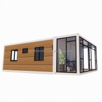 China 20ft Modern Expandable Container House for Carport Prefabricated Mobile Steel Sandwich Panel Material Hotel Restaurant Bar for sale