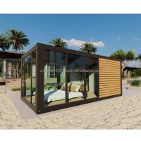 China Customized Color Modern Luxury Tiny 20ft 40ft Prefab Wooden House Mobile Light Steel Container Prefabricated Home Apartment for Outdoor for sale
