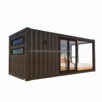 China 50/75/100mm Wave Sandwich Panel Wall Modern 20ft EU Prefabricated Container houses Wooden House Independent Garden Apartment for Hotel for sale