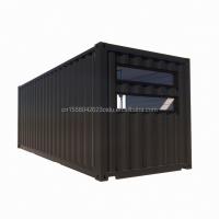 China 50/75/100mm Wave Sandwich Panel Wall Modern 20ft EU Prefabricated Container houses Wooden House Independent Garden Apartment for Hotel for sale