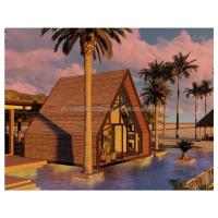China 20ft or 40ft Outdoor Steel Shipping Container Other Modern Design Triangle Container House for Hotel or Couples' Holiday for sale