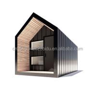 China Main Structure Galvanized Steel Square Tubes Modern Triangle Outdoor House Designed with Sandwich Panel Material for Shop for sale