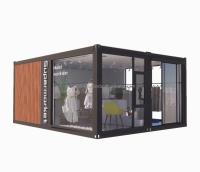China Galvanized Steel Bending Expandable Container Mobile Shop Clothing Showroom with Aluminum Alloy Windows and Modern Design for sale