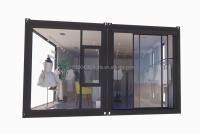 China Galvanized Steel Bending Expandable Container Mobile Shop Clothing Showroom with Aluminum Alloy Windows and Modern Design for sale