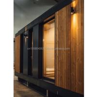 China 20ft Mobile Home Garden Studio Prefabricated Customizable Steel Container House with Wall 50/75/100mm Wave Sandwich Panel for sale