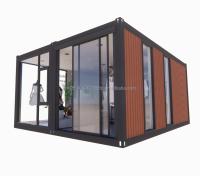 China Galvanized Steel Bending Expandable Container Mobile Shop Clothing Showroom with Aluminum Alloy Windows and Modern Design for sale