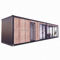 China Resort Hotel Accommodation Made of Galvanized Steel Square Tubes and Modern Wooden Materials in Flat Packaging Containe for sale