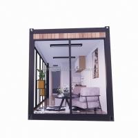China Resort Hotel Accommodation Made of Galvanized Steel Square Tubes and Modern Wooden Materials in Flat Packaging Containe for sale