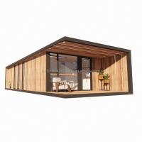 China Galvanized Steel Bending 180g Prefabricated Wooden House for Modern Family Living Comfort and Style for sale