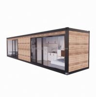 China EU 40ft Prefabricated Living Room Container Room with Aluminum Alloy Windows and Galvanized Steel Square Tubes for sale