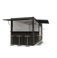 China Steel Detachable Modern Design Transportable Prefabricated Container House for Small Tavern Coffee Shop for sale