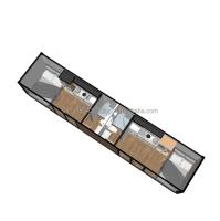 China EU 40ft Prefabricated Living Room Container Room with Aluminum Alloy Windows and Galvanized Steel Square Tubes for sale