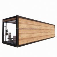 China Hotel 40ft Garden Mobile House Wooden Studio Flat Container Coffee House with 3D Model and CAD Drawings at Garden Hotel for sale