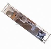 China Hotel 40ft Garden Mobile House Wooden Studio Flat Container Coffee House with 3D Model and CAD Drawings at Garden Hotel for sale