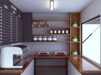 China Modern 20 FT 40 FT Prefab Home Container Wooden Prefabricated Outdoor Restaurant Coffee Bar for Customized Color for sale