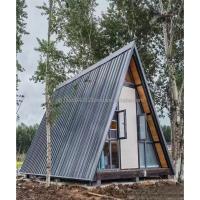 China Modern Triangle Houses Kit Homes Modular House Container House A Frame Wooden Camper Hotel Home with Customized Color for sale