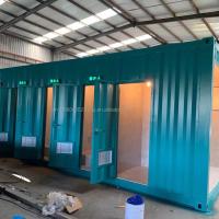 China 40 FT Expandable Steel Prefabricated House for Customizable Mobile Container Store Wall 50/75/100mm Wave Sandwich Panel for sale
