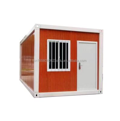 China Main Structure Galvanized Steel Square Tubes in Made 20ft Flat Packaging Prefabricated Temporary Container Workshop for sale