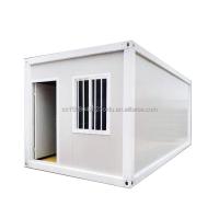 China Main Structure Galvanized Steel Square Tubes in Made 20ft Flat Packaging Prefabricated Temporary Container Workshop for sale