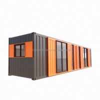 China 40FT Container Apartment Modular Finished Wooden Houses Customized Color Independent Student Apartment Prefabricated House for sale