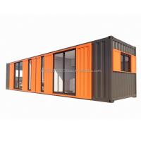 China 40FT Container Apartment Modular Finished Wooden Houses Customized Color Independent Student Apartment Prefabricated House for sale
