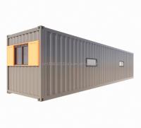 China 40FT Container Apartment Modular Finished Wooden Houses Customized Color Independent Student Apartment Prefabricated House for sale