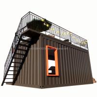 China Outdoor Application Prefabricated Steel Restaurant Container Store with Modern Design and Aluminum Alloy Windows 20ft or 40ft for sale