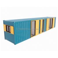 China Steel frame Galvanized Steel Bending 180g 40FT Container Modular Wooden House Prefab Houses for sale