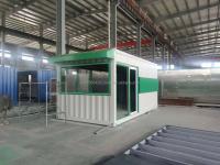 China Outdoor Tiny Home 10ft Prefabricated Steel Sentry Box Container Guard House with 50/75/100mm Wave Sandwich Panel Wall for sale