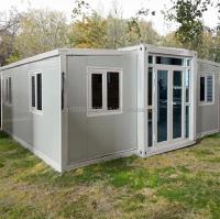 China EU Wooden 2 Bedroom Modular Prefab Houses with Modern Design and Galvanized Steel Square Tubes Expandable Container House for sale