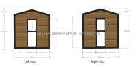 China Galvanized Steel Bending 180g and Aluminum Alloy Windows 40ft Modern Design Prefabricated Wooden Container House for Hotel Shop for sale
