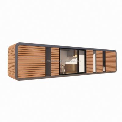 China Affordable Family Housing 2 Bedroom Wooden House with Galvanized Steel Square Tube Structure and Garden for sale