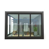 China Aluminum Alloy Windows Luxury Modern Wooden Workshop Display Cabinet for Apartment or Holiday House Storage Solution for sale